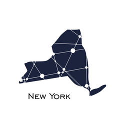 New York State Shape Outline Vector Images (over 230)