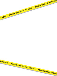 Abstract background with police yellow stop line Vector Image
