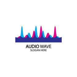 Audio Stereo Waveform Logo Vector Images (over 1,800)