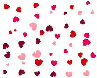 Pink and red rose petals Royalty Free Vector Image