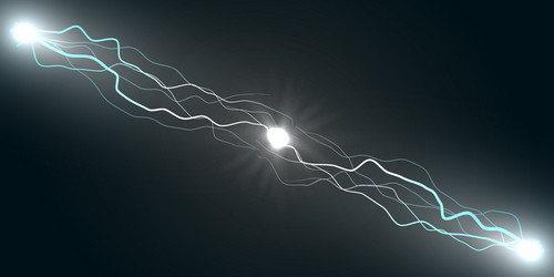 Electric flash lightning Royalty Free Vector Image