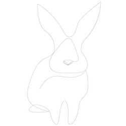 Hare Outline Vector Images (over 8,100)