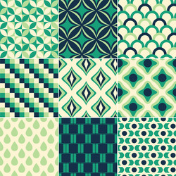 Monochrome abstract seamless pattern Royalty Free Vector