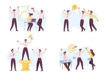 Business leadership concept manager leader Vector Image