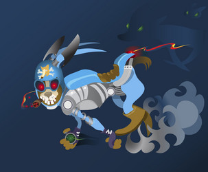 Running Away Monster Vector Images (99)