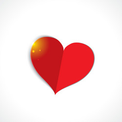 I love you sign with heart Royalty Free Vector Image