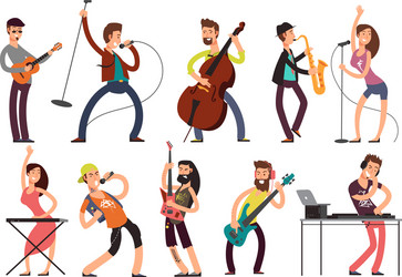 Cartoon Rock Band Vector Images (over 6,600)