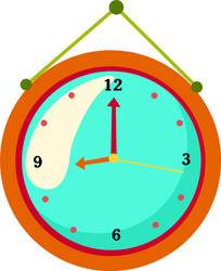 Cute Cartoon Clock for Kids Royalty Free Vector Image