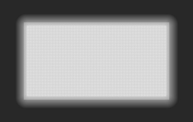 Glowing concave led wall video screen Royalty Free Vector