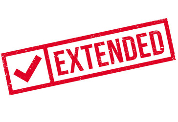 Extended rubber stamp Royalty Free Vector Image