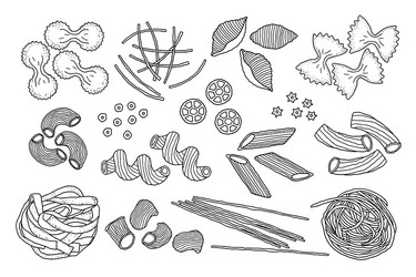 Black and White Pasta Vector Images (over 14,000)
