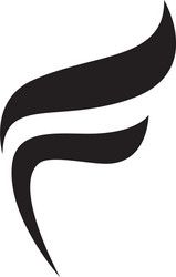 F letter logo and symbols template icons Vector Image