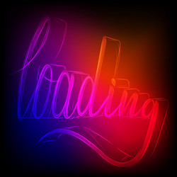 Neon Loading Vector Images (over 2,100)