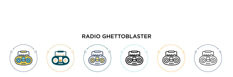 Ghettoblaster Vector Images (21)