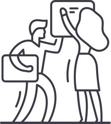 People Process Technology Icons Vector Images (over 11,000)