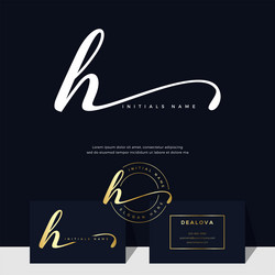 H Letter Signature Vector Images (over 8,000)