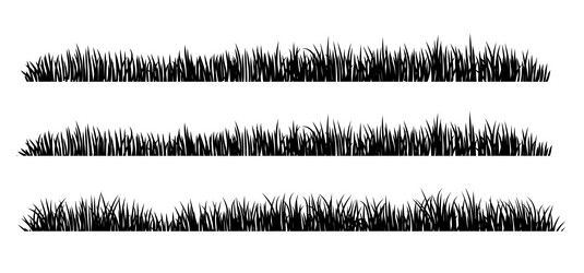 Grass silhouette Royalty Free Vector Image - VectorStock Grass silhouette Royalty Free Vector Image - VectorStock