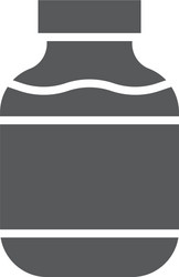 Compote fruit juice icon symbol isolated on white Vector Image