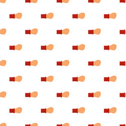 Team fist icon flat style Royalty Free Vector Image