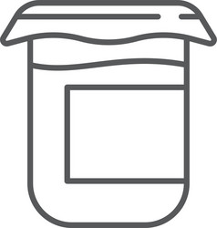 Compote fruit juice icon symbol isolated on white Vector Image