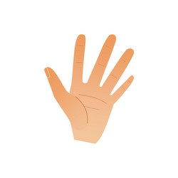 Human Cartoon Hand Showing Five Fingers Vector Images (over 350)