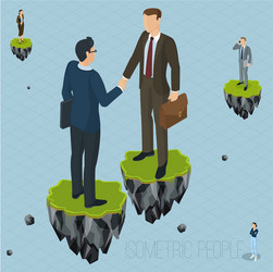 Fantasy business concept Royalty Free Vector Image