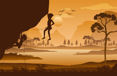 Child Climbing Silhouette Vector Images (over 370)