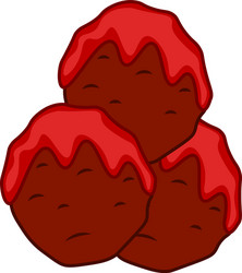 Meatball Drawing Vector Images (over 270)