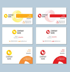 Business cards Royalty Free Vector Image - VectorStock