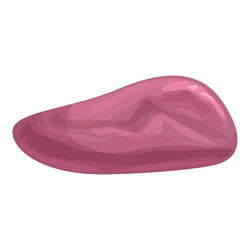 Pink dry fruit icon cartoon food raisin Royalty Free Vector