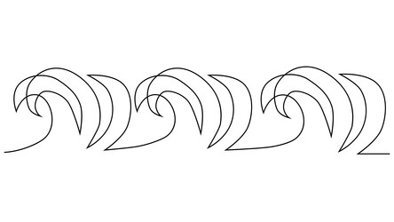 Ocean Wave Line Drawing Vector Images (over 7,900)