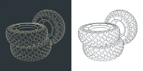 Tire Drawing Blueprint Vector Images (over 250)