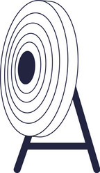 Target shooting cartoon Royalty Free Vector Image