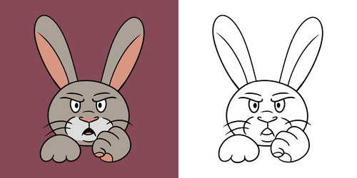 Angry Rabbit Vector Images (over 810)