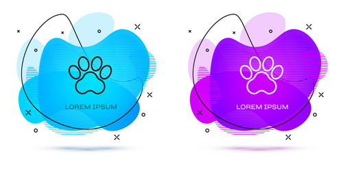 Paw Print Line Art Vector Images (over 10,000)