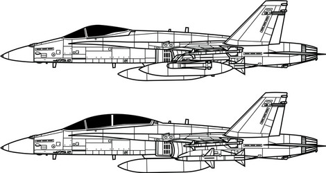 F 18 Vector Images (61)