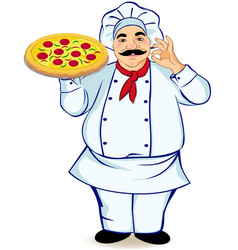 Fat Pizza Chef Vector Images (96)