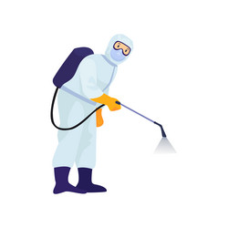 Office disinfection in color cartoon style Vector Image
