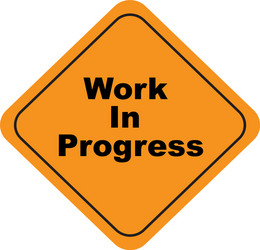 Work in progress icon Royalty Free Vector Image