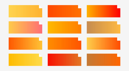 Gradient sample set colorful gradients for poster Vector Image