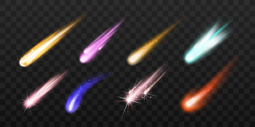 Colorful Shooting Star Vector Images (over 2,400)