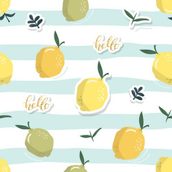 Ten lemons Royalty Free Vector Image - VectorStock