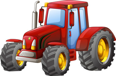 Tractor jcb Royalty Free Vector Image - VectorStock