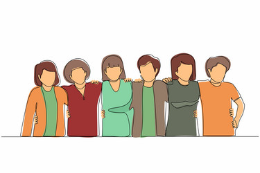 Continuous Line Drawing Friends Vector Images (over 2,200)