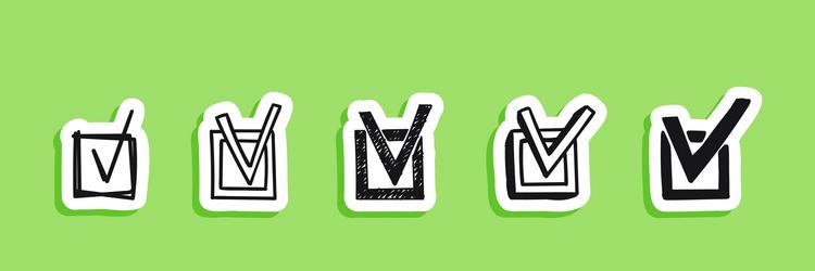 Hand Drawn Tick Box Vector Images (over 620)