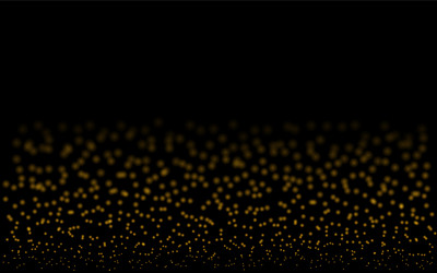Luxury black background with gold sparklers Vector Image