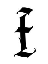 Letter I in Gothic Vector Images (94)