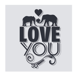 I love you Royalty Free Vector Image - VectorStock