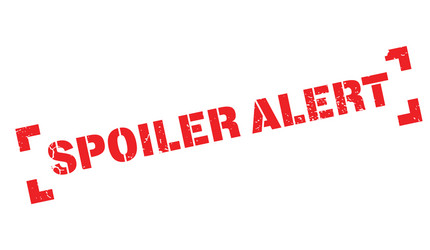 Spoiler alert grunge rubber stamp Royalty Free Vector Image