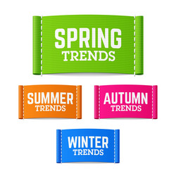 Fashion color trend autumn - winter 2022 2023 Vector Image